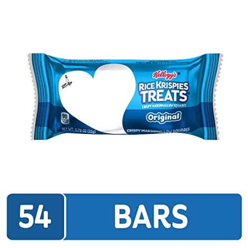 Rice Krispies Treats Crispy Marshmallow Squares, Kids Snacks, Snack Bars, Original (54 Bars)