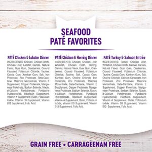 Wellness Complete Health Seafood Pate Favorites Variety Pack, 3 Ounces (Pack of 24)