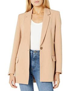 the drop women's blake long blazer, praline, small