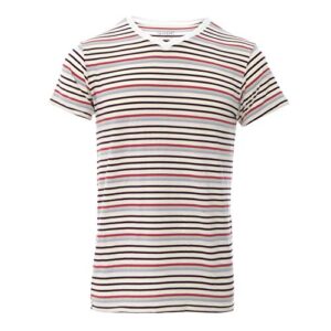 kickee menswear short sleeve print v-neck tee (m, chemistry stripe)