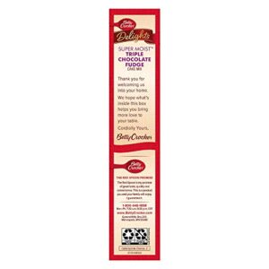 Betty Crocker Triple Chocolate Fudge Cake Mix and Chocolate Frosting Bundle (2 Items)