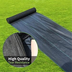 GDNaid 3ftx100ft Weed Barrier Landscape Fabric Heavy Duty, Premium 3.2oz Garden Weed Barrier, Easy Setup & Durable Woven Weed Control Landscaping Fabric