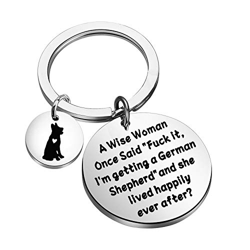 TGBJE German Shepherd Gift A Wise Women Getting a German Shepherd She Lived Happily Ever After German Shepherd Mom/Dad Gift (German Shepherd)