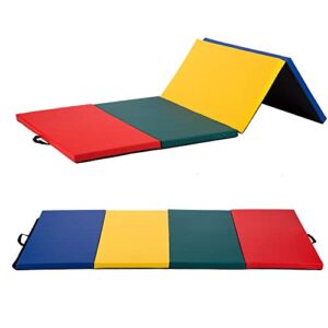 bms 4x8x2 gymnastics mats for gymnastics 4 pannel foldding lightweight gym mats for home gymnastics equipment exercise mat tumbling mats for gymnastics panel mat