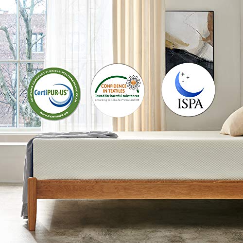 JINGWEI Full Mattress, 10 inch Gel Infused Memory Foam Mattress in a Box, Premium Bed Mattress with Breathable Soft Cover - Medium Firm Feel with Motion Isolating