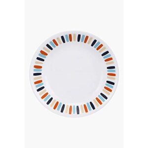 HomeStop Corelle Payden Round Printed Small Plate (White_Free Size)