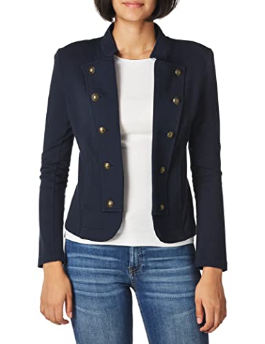 Tommy Hilfiger Women's Casual Band Jacket, Fall Fashion, Sky CAPT, Small