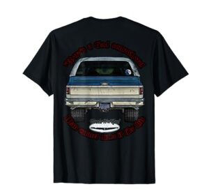 god,k5,c10,jimmy,squarebody truck,dually,blazer,silverado,us t-shirt