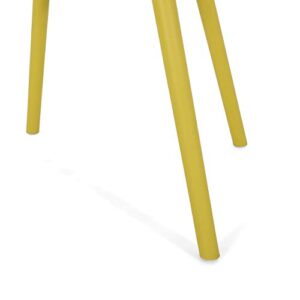 Christopher Knight Home Davina Outdoor Dining Chair (Set of 2), Yellow