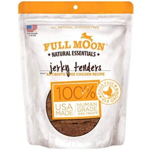 full moon chicken jerky tenders healthy all natural dog treats human grade made in usa 26 oz