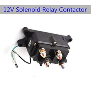 Winch Solenoid Relay Contactor 12V 250A Thumb Truck,for ATV UTV Boat 4x4 Vehicles 1500-5000lbs Winch with 6 Protecting Caps,Winch Switch Replacement Number 63070 62135 74900 2875714