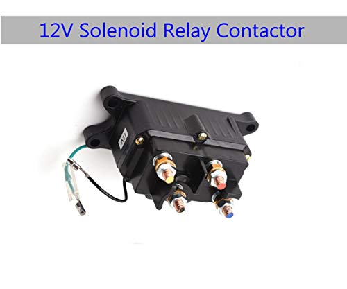 Winch Solenoid Relay Contactor 12V 250A Thumb Truck,for ATV UTV Boat 4x4 Vehicles 1500-5000lbs Winch with 6 Protecting Caps,Winch Switch Replacement Number 63070 62135 74900 2875714