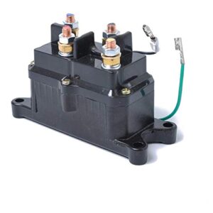 Winch Solenoid Relay Contactor 12V 250A Thumb Truck,for ATV UTV Boat 4x4 Vehicles 1500-5000lbs Winch with 6 Protecting Caps,Winch Switch Replacement Number 63070 62135 74900 2875714