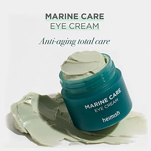 [heimish] Marine Care Eye Cream 1.01fl.oz/30ml | Nourishing and Hydrating Eye Cream with Marine Collagen, Adenosine, and Peptides for Brighter, Firmer Under-Eye Area | Korean Skincare