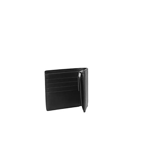 Michael Kors Men's Cooper Billfold with Pocket Wallet (Black Leather)