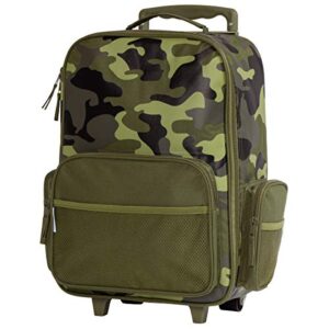 stephen joseph kids classic rolling luggage, camo, one size