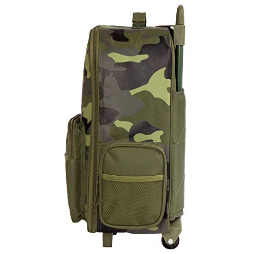 Stephen Joseph Kids Classic Rolling Luggage, Camo, One Size