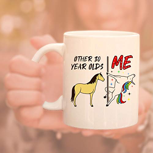 Veracco Other 30 Years Olds Me Ceramic Coffee Mug Funny Birthday For Him Her Thirty And Fabulous (White, 30 Years)