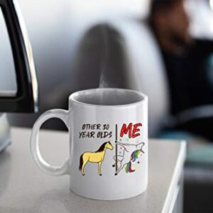 Veracco Other 30 Years Olds Me Ceramic Coffee Mug Funny Birthday For Him Her Thirty And Fabulous (White, 30 Years)