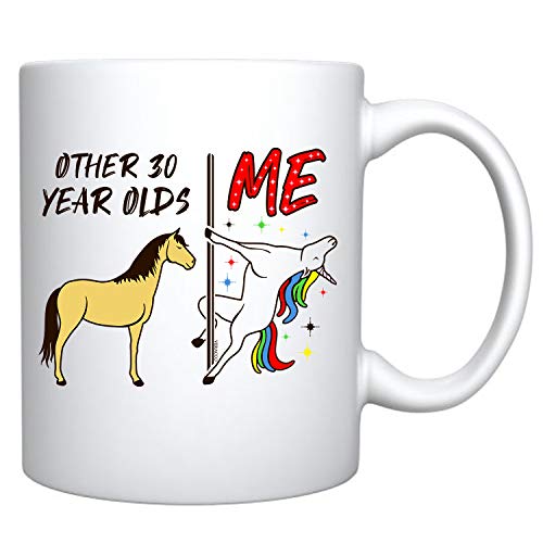 Veracco Other 30 Years Olds Me Ceramic Coffee Mug Funny Birthday For Him Her Thirty And Fabulous (White, 30 Years)