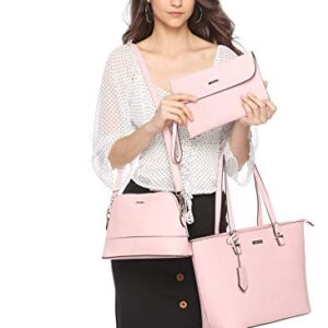 Women Fashion Handbags Wallet Tote Bag Shoulder Bag Top Handle Satchel Purse Set 4pcs