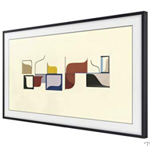 SAMSUNG 65-inch Class The Frame Customizable Bezel - Black (SCFT65BL/ZA, 2020 Model)