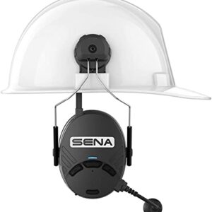 Sena Tufftalk M, Earmuff with Long-Range Mesh Communication (Hard Hat), TUFFTALK-M-02 Black