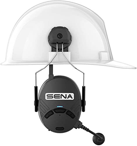 Sena Tufftalk M, Earmuff with Long-Range Mesh Communication (Hard Hat), TUFFTALK-M-02 Black