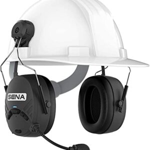 Sena Tufftalk M, Earmuff with Long-Range Mesh Communication (Hard Hat), TUFFTALK-M-02 Black