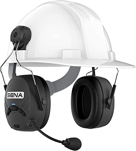 Sena Tufftalk M, Earmuff with Long-Range Mesh Communication (Hard Hat), TUFFTALK-M-02 Black