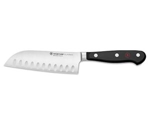 wÜsthof classic 5" santoku knife, black