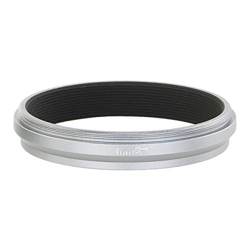 Haoge Lens Filter Adapter Ring for Fujifilm Fuji FinePix X100V Camera fit 49mm UV CPL ND Filter Lens Cap Replace Fujifilm AR-X100 Silver