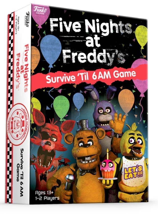 Funko Five Nights at Freddy's - Survive 'Til 6AM Game, 2 players