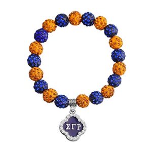 hollp 1922 sorority jewelry sgr bracelet crystal beads bracelet inspired greek sorority gift for her (sgr bracelet)