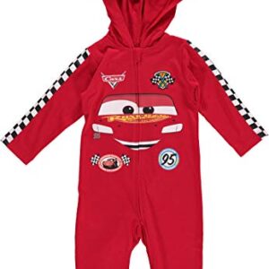 Disney Cars Baby Boys Lightning McQueen Costume Coverall 6-12 Months Red