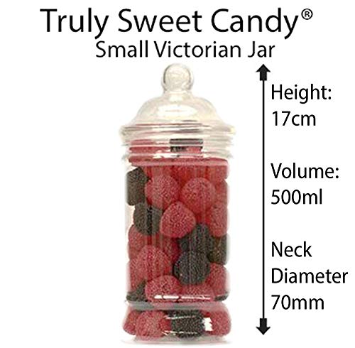 19 Retro Empty Plastic Sweet Jars for Pick & Mix, Victorian Sweet Shop, Candy Buffet Kit, Party Pack