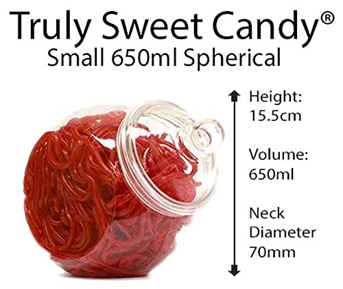 19 Retro Empty Plastic Sweet Jars for Pick & Mix, Victorian Sweet Shop, Candy Buffet Kit, Party Pack