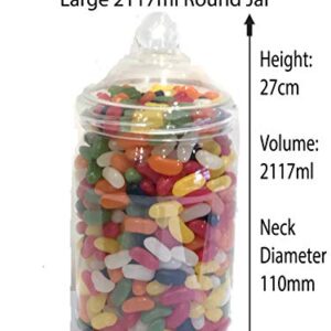 19 Retro Empty Plastic Sweet Jars for Pick & Mix, Victorian Sweet Shop, Candy Buffet Kit, Party Pack