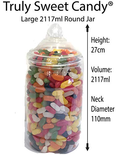 19 Retro Empty Plastic Sweet Jars for Pick & Mix, Victorian Sweet Shop, Candy Buffet Kit, Party Pack