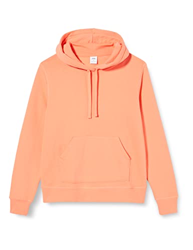 Amazon Essentials Women's French Terry Fleece Pullover Hoodie (Available in Plus Size), Melon Orange, X-Large