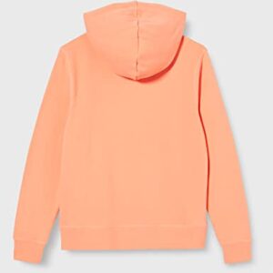 Amazon Essentials Women's French Terry Fleece Pullover Hoodie (Available in Plus Size), Melon Orange, X-Large