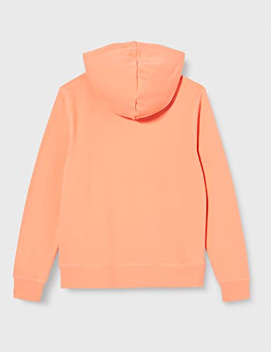 Amazon Essentials Women's French Terry Fleece Pullover Hoodie (Available in Plus Size), Melon Orange, X-Large