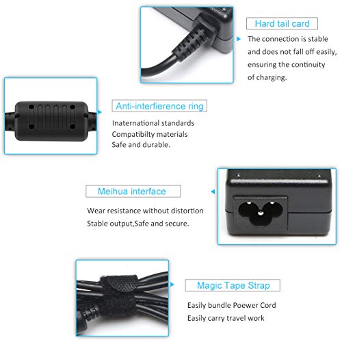 65W AC Laptop Charger Adapter for Acer Aspire 5250 5253 5336 5349 5517 5532 5534 5552 5560 5733 5742 5749 5750 7560 4830T 5732Z 5733Z 5734Z 5750Z SB416 AS7750 V5 V7 V3 R3 R7 S3 E1 M5 Power Supply Cord