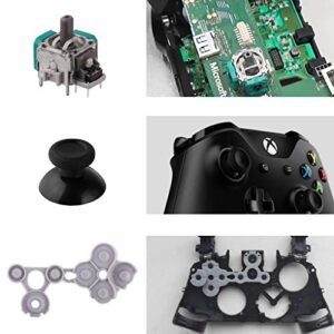 3D Analog Joystick Thumb Stick Sensor Gamepad Thumbstick Replacement Part for Xbox One Controller with Tools (4 Packs)