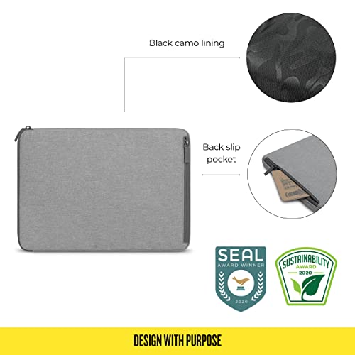 Solo Re:Focus 15.6 Inch Laptop Sleeve, Grey