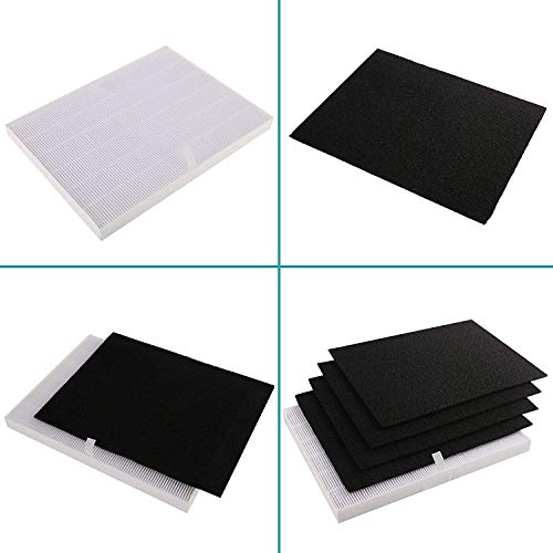 115115 Size 21 Filter A Compatible with Winix PlasmaWave Air Purifier C535, 5300, 5300-2, 6300, 6300-2, AM90, P300, True HEPA Filter with 4 Activated Carbon Filters