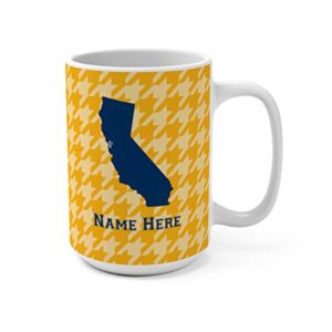 State Pride Series Berkeley California Edition 15oz Ceramic Coffee Mug - Personalized Mugs Keep Coffee Warm for Moms Dads Office Presents and Gift