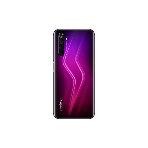 Realme 6 Pro (128GB, 6GB) 6.6" 90Hz Display, 30W Fast Charge, Snapdragon 720G, GSM Unlocked Global 4G LTE (T-Mobile, AT&T, Metro) International Model RMX2063 (128GB SD Bundle, Lightning Red)