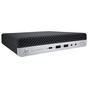 hp elitedesk 800 g4 mini business desktop - 8th gen intel 6-core i7-8700t processor up to 4.00 ghz, 16gb memory, 512gb solid state drive, intel uhd graphics 630, windows 10 pro (64-bit) (renewed)