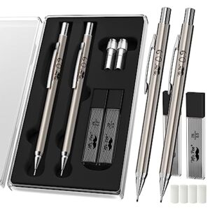 Mr. Pen- Mechanical Pencils, Metal, 0.9mm, 2 Pack, Drafting and Lead Pencils